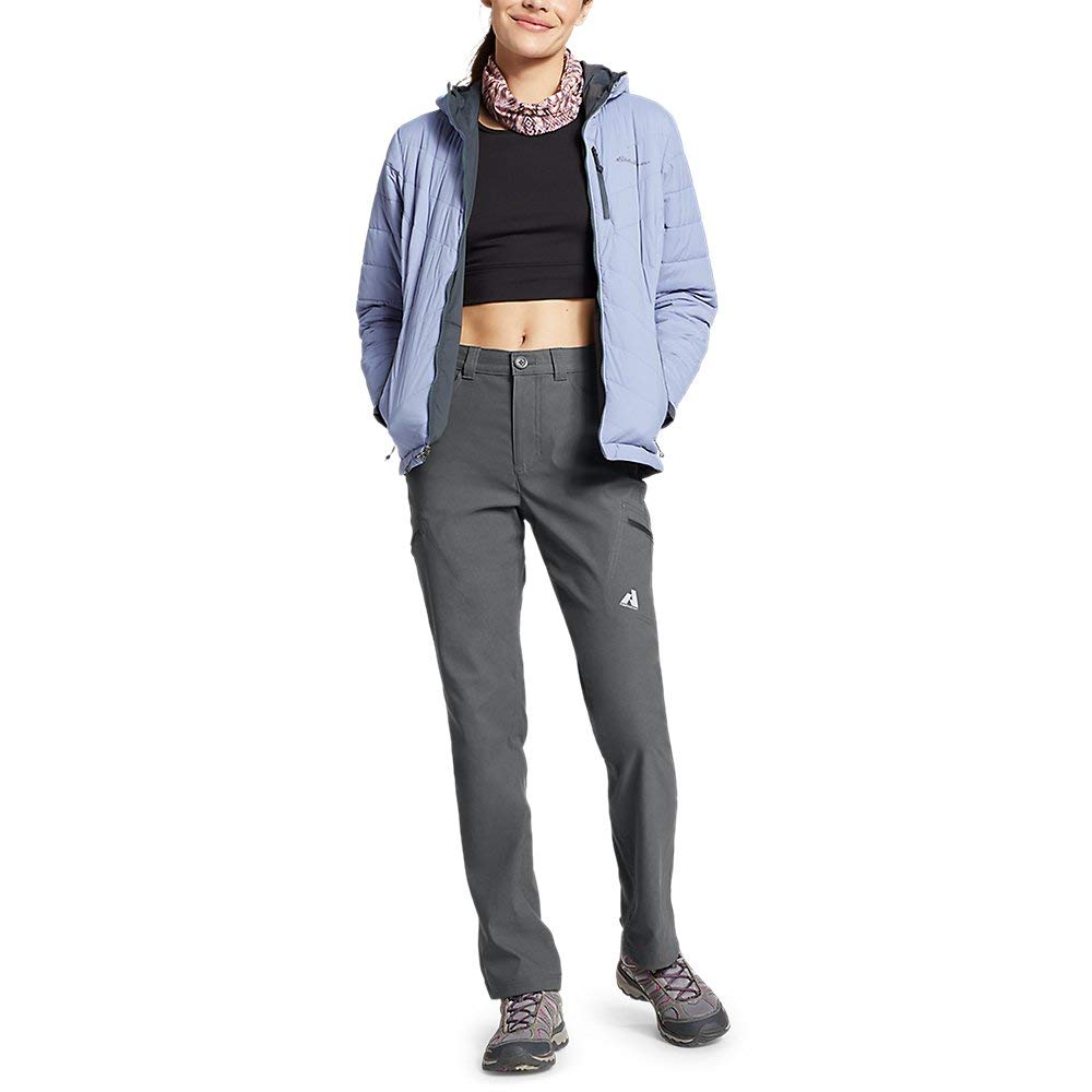 Eddie Bauer Women's Rainier Pants - High Rise, Black, 10