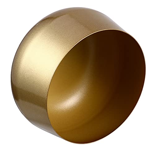 Happyyami All Golden Tool Modern Living Pot Decorative Room Simple Desktop Plan Patio Home Iron Decor Bonsai Wedding Garden Gardening Hole Cactus House Table Flower Metal Flowers Plant