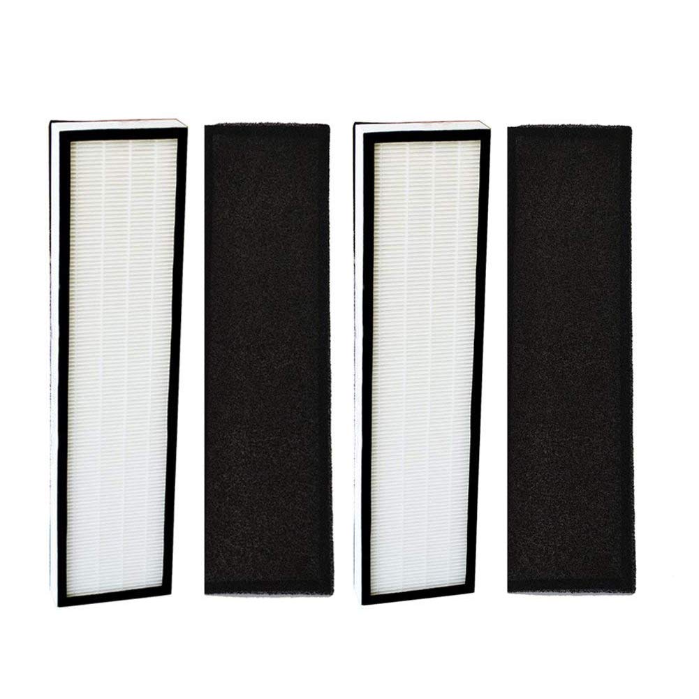 EZ SPARES Compatible with GermGuardian True HEPA Air Purifiers Filter,GermGuardian FLT4825 AC4300/AC4800/AC4900 Series Filter B AC4900CA/CDAP4500BCA Attachment(2PACK)