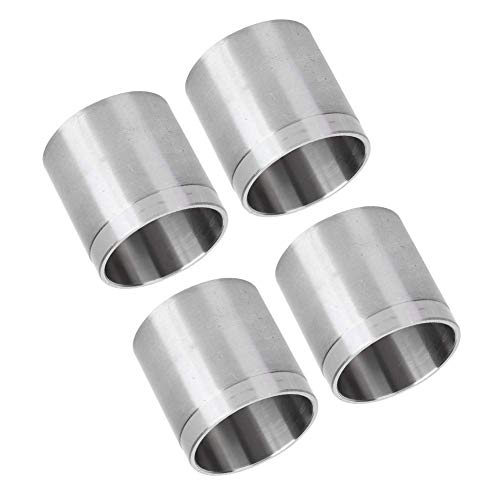 Estink Trailer, Set of 4 Stainless Steel Wheel Hub Bearing Buddies Center Caps Protector with 1.98inch Diameter for Boat RV