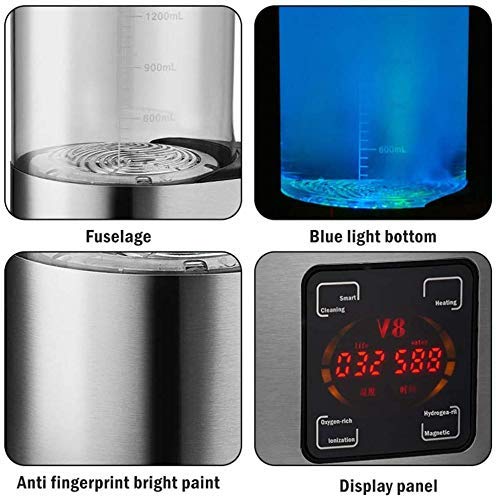 Hydrogen Water Bottle Generator, Portable Hydrogen Water Ionizer Machine, Hydrogen Rich Water Health Cup Gift for Dad Mom