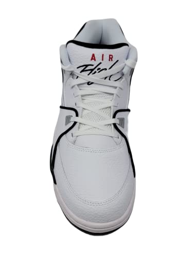 Nike Air Flight 89 Men's Basketball Shoes, White/Black-Lt Smokey Grey, 8.5 M US