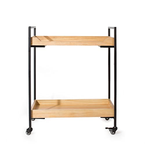 N/A Modern Serving Cart Commercial Tableware Collection Carts Hotel Restaurant Restaurant Food Delivery Driver (Color : A, Size : 65 * 40 * 81cm)