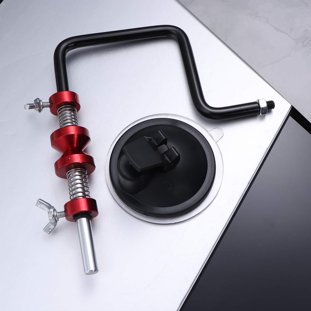 FARUTA Fishing line Winder Spooler Spinning Reel line Spooler Fishing Tools Accessories (Color : Black+Red)