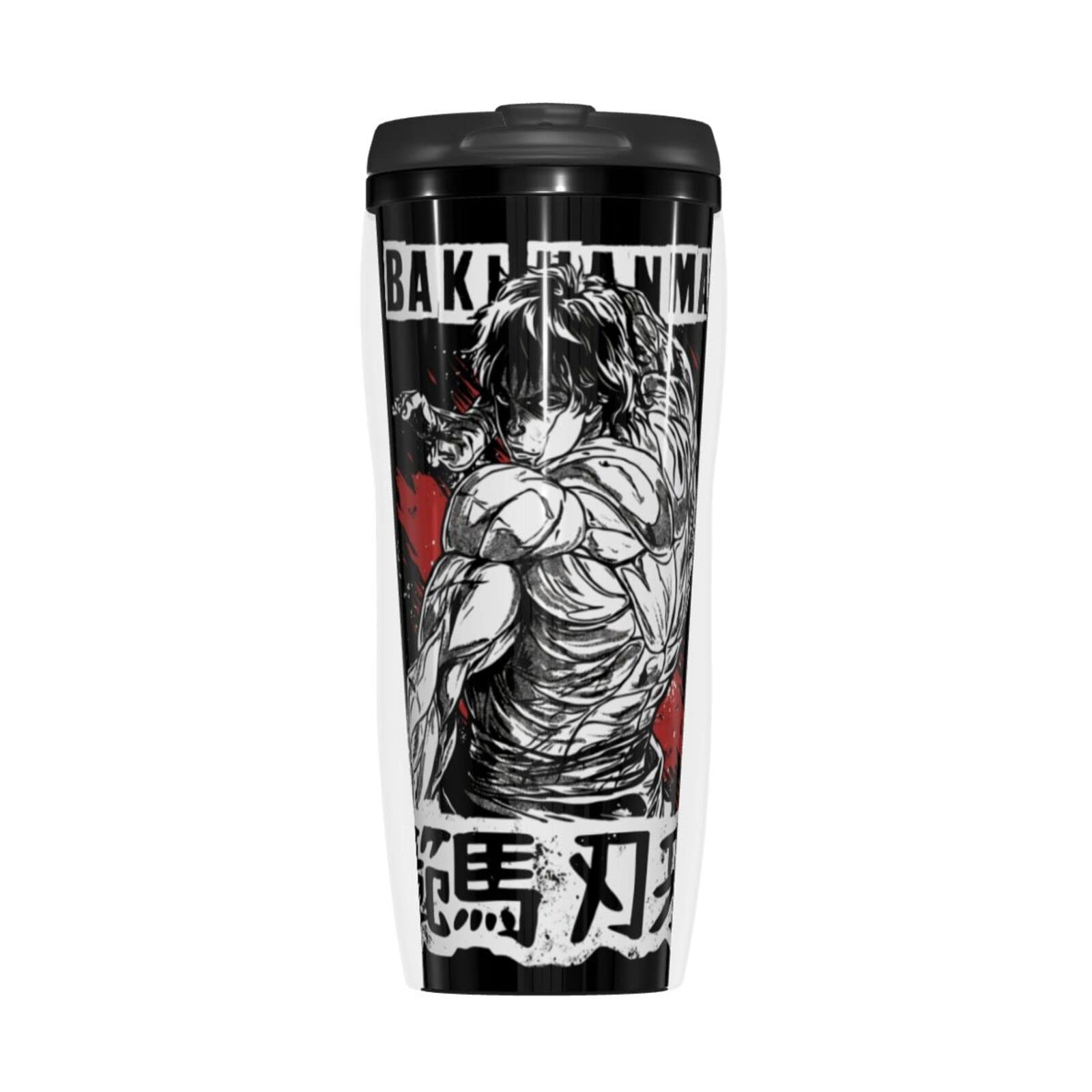Ekocev Anime Baki The Grappler Baki Hanma Coffee Cups Portable Vacuum Double Insulated Cups Fashion Travel Mugs