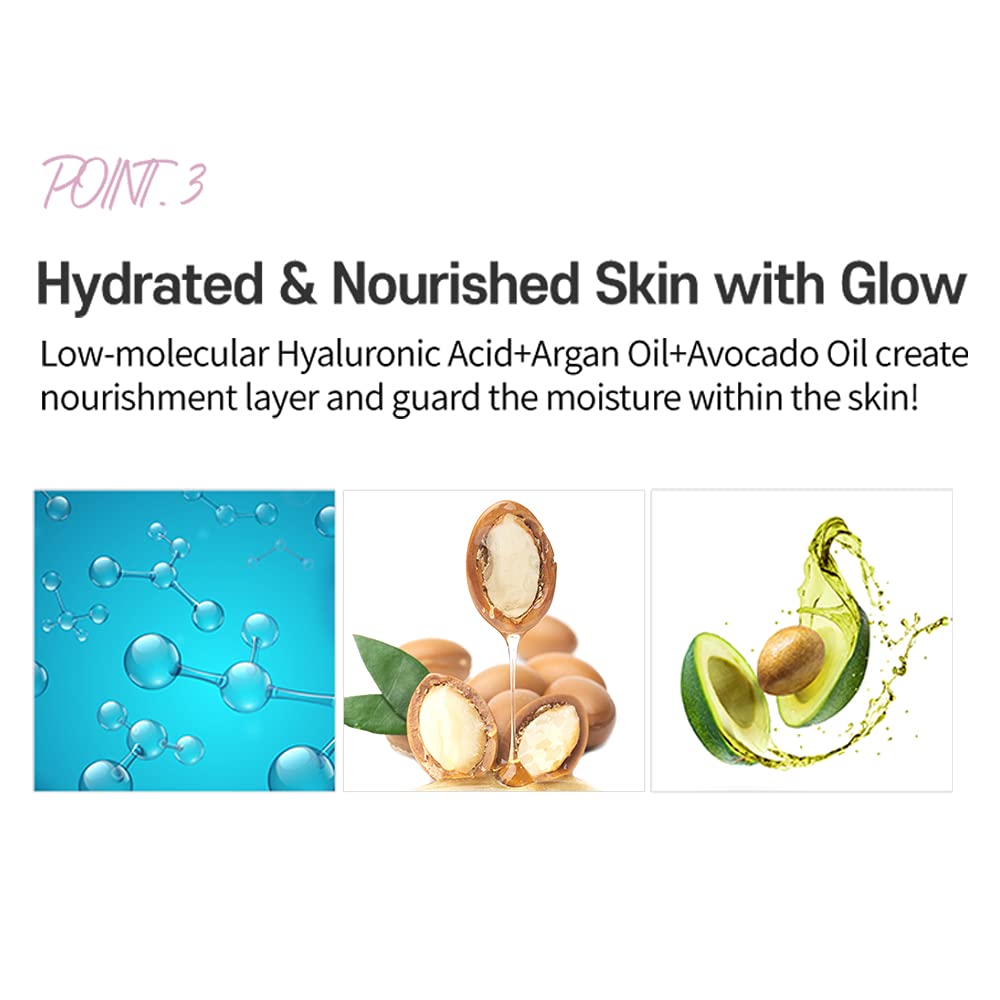 ETUDE Nymph Aura Volumer #3 Transparent Nymph Aura (21AD) | Makeup Multi-Cream for Moisturized and Radiant-Looking Skin