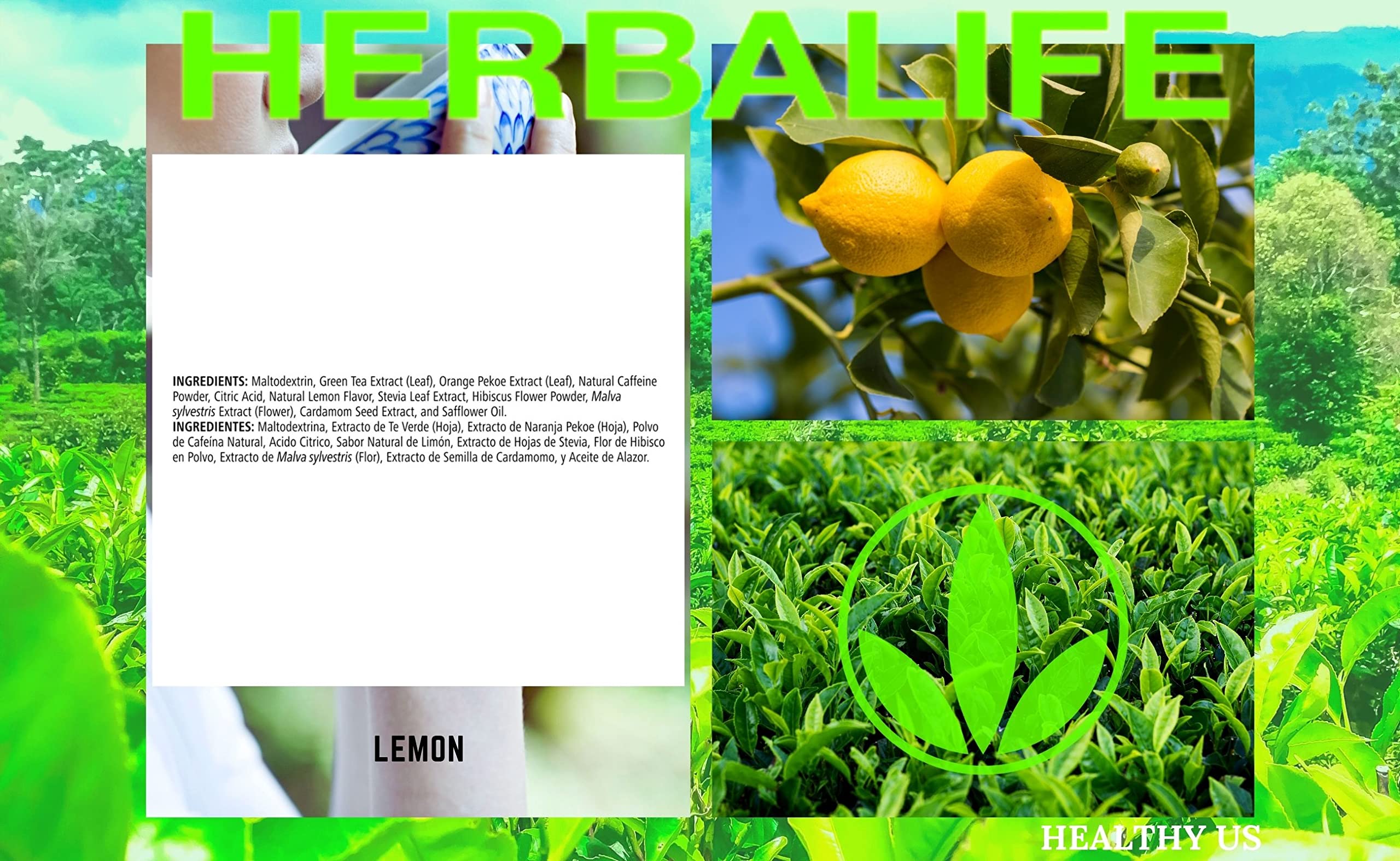 Herbalife Herbal Tea Concentrate Lemon 3.6Oz