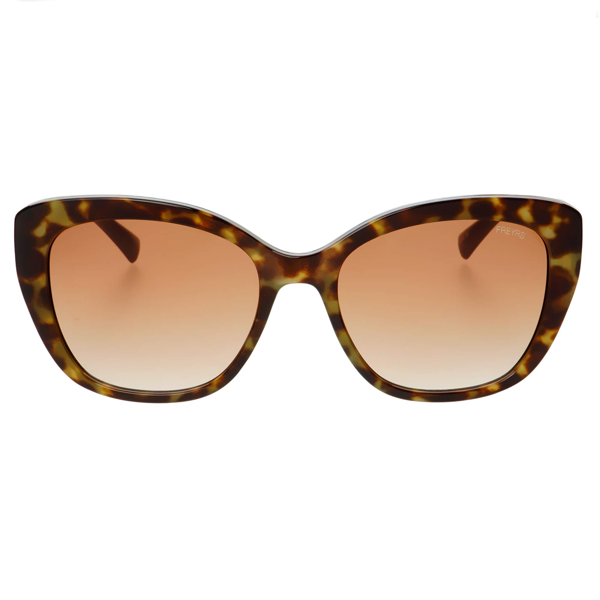 FREYRS Margot Designer Fashion Sunglasses for Women Ladies Cat Eye Sunglasses Eyewear (Brown Tortoise)