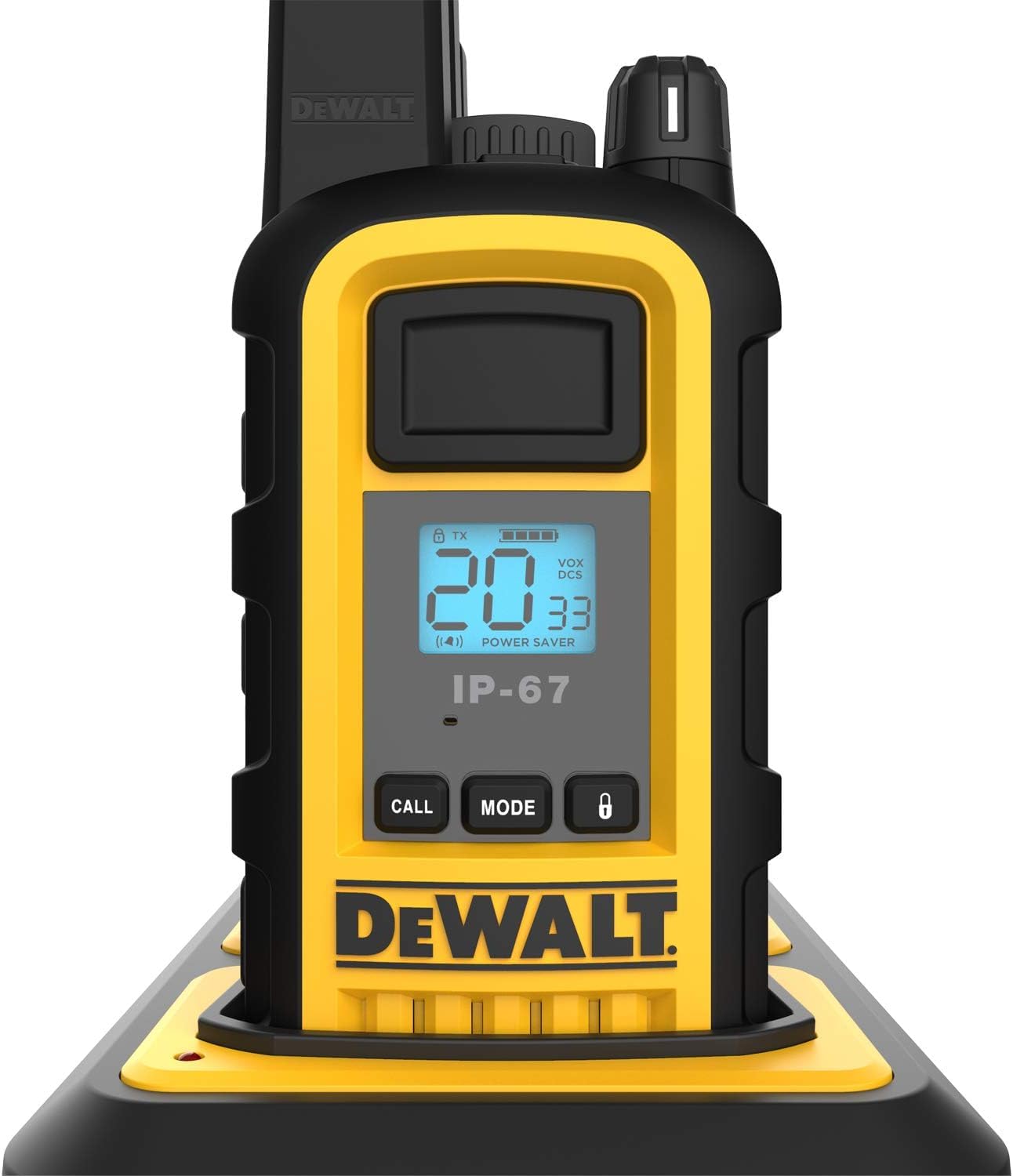 DEWALT DXFRS800 Gang Charger - 6 Port Charger for DXFRS 800 Walkie Talkie Two-Way Radios (DXFRSCH6-800)