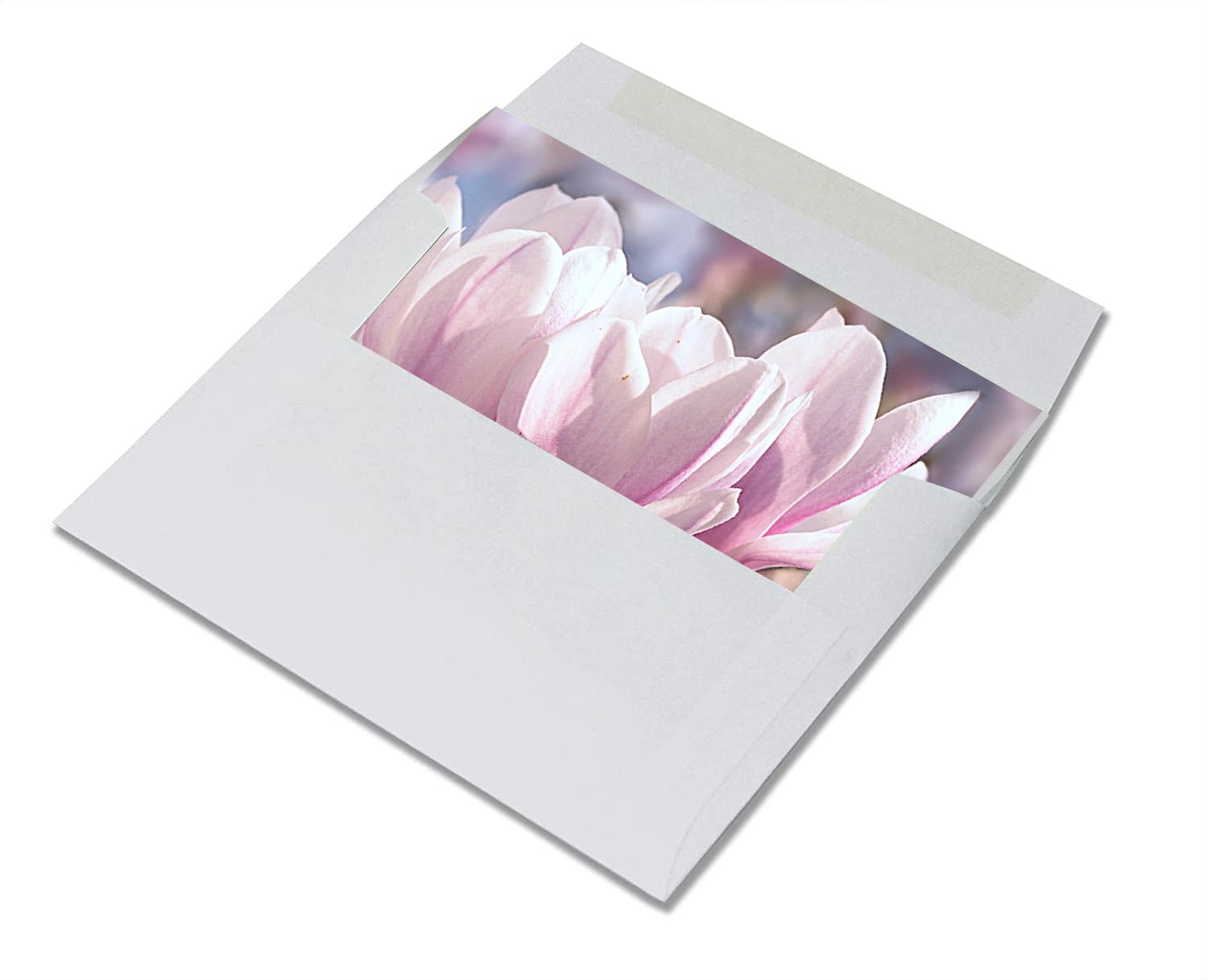 Small World Greetings Spring Blossoms Flower Note Cards 12 Count - Blank Inside with White Envelopes - A2 Size 5.5" x 4.25" - Floral Stationery - Birthday, Thank You, and More