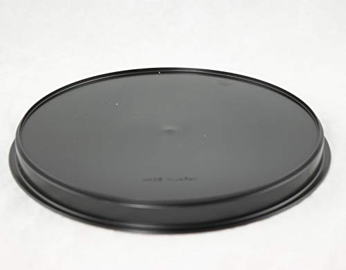 Japanese Round Plastic Humidity Trays for Bonsai Tree - 8.5"x 8.5"x 0.75" Black