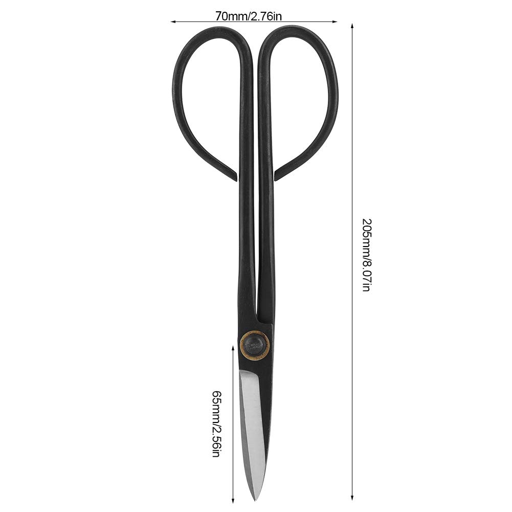 HERCHR Bonsai Scissors, Bonsai Shear Pruning Shears Japanese Bonsai Garden Tool, 205mm
