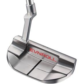 Evnroll ER8v TourMallet Putter RH Short Plumber 35 TourTac White