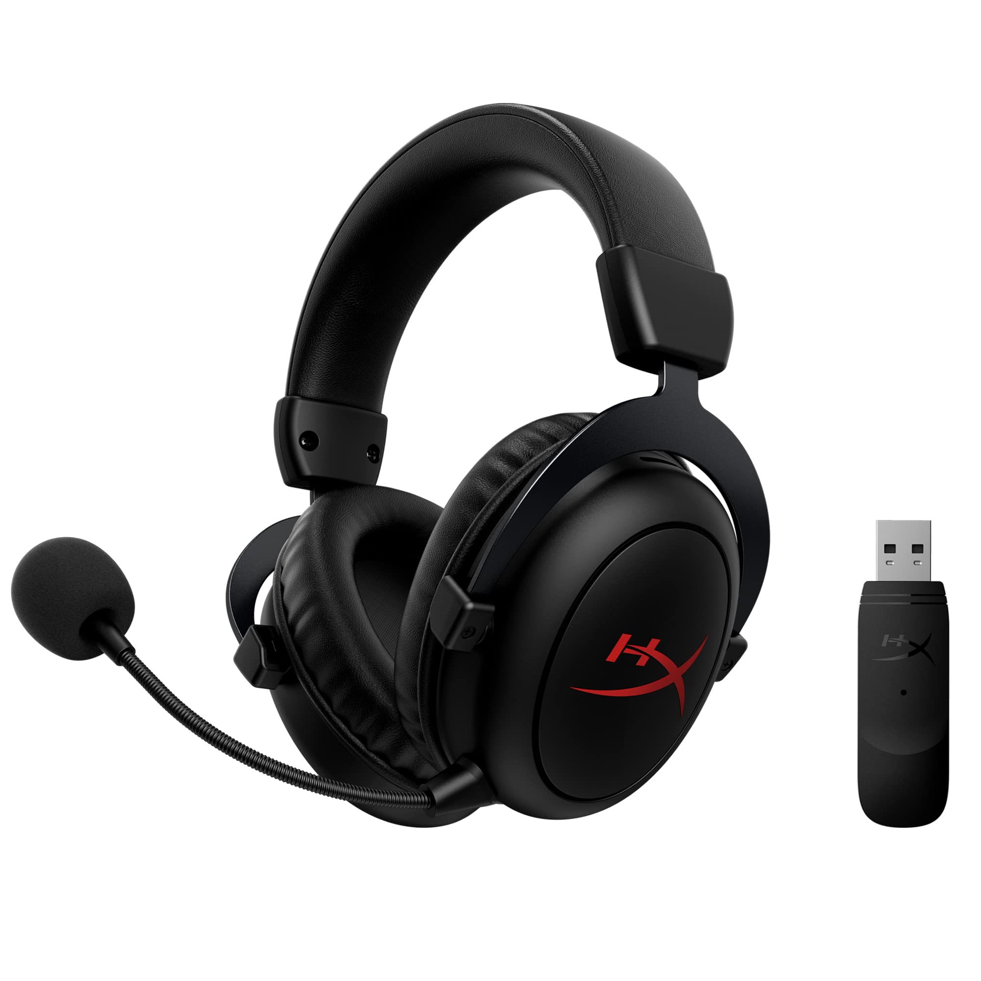 HyperX Cloud Core Wireless Gaming Headset + SoloCast USB Condenser Microphone Bundle