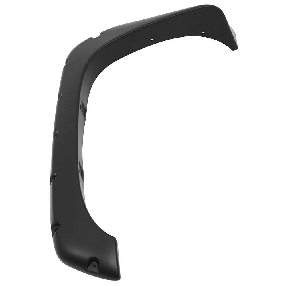 ECCPP PP Black Smooth Fender Flares For 1999-2006 For Chevy Silverado For GMC Sierra With Rubber Edge Trim Hardware Kit Automotive Exterior Accessories