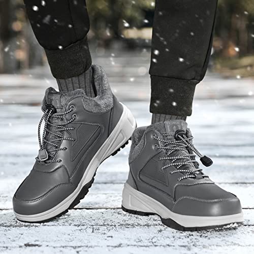FASDNENDYS Athletic Running Shoes for Men's Breathable Mesh Sneaker Lightweight Comfortable Walking Jogging Gym Fitness Shoe Grey