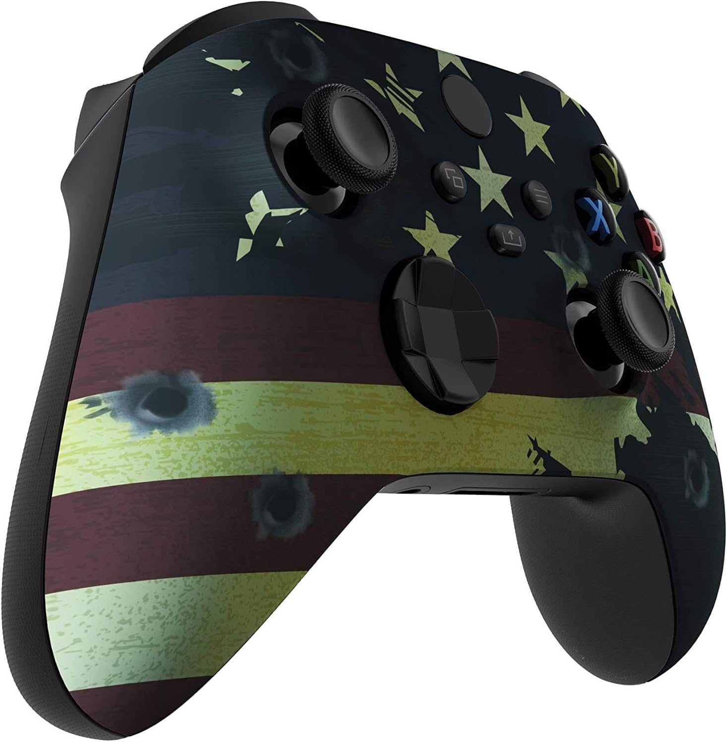 Xbox Custom Gaming Controller -Soft Shell for Comfort Grip X for Microsoft Xbox Series X/S 1 (Flag)