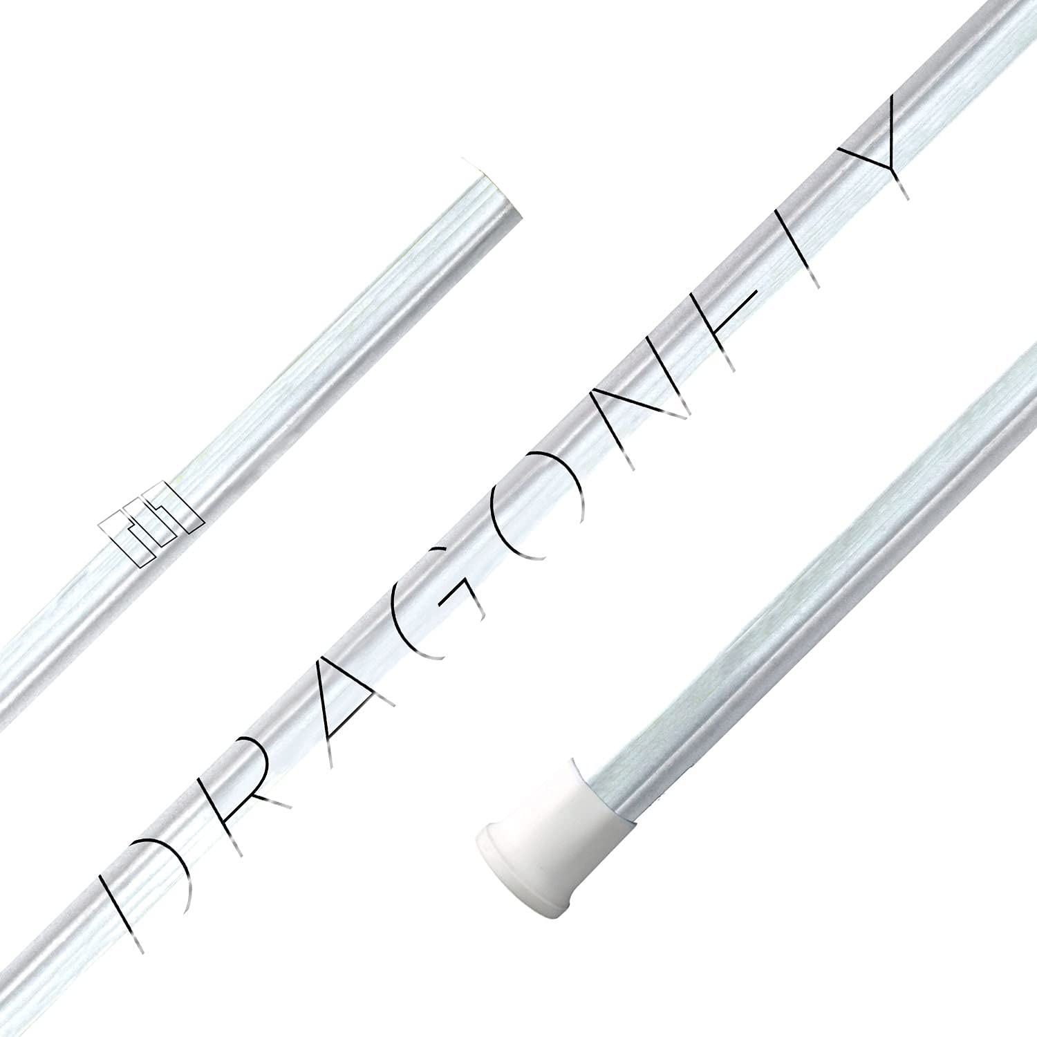 Epoch Dragonfly Select Lacrosse Shaft for Attack/Midfield, 30" Mid-Flex iQ5, C30, Removable End Cap, 3 Month Warranty, White