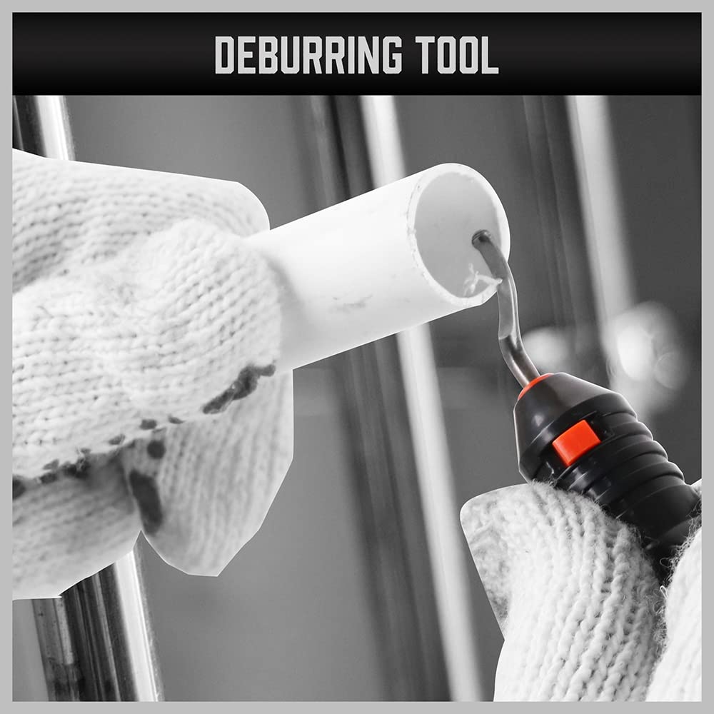 HORUSDY Pipe Cutter | Tubing Cutter 3/16" - 2"O.D | Mini Tubing Cutter 1/8" - 7/8" | Copper Pipe Cutter Tool with Deburring Tool, Copper Cutter, for Copper, and Thin Stainless Steel Tube