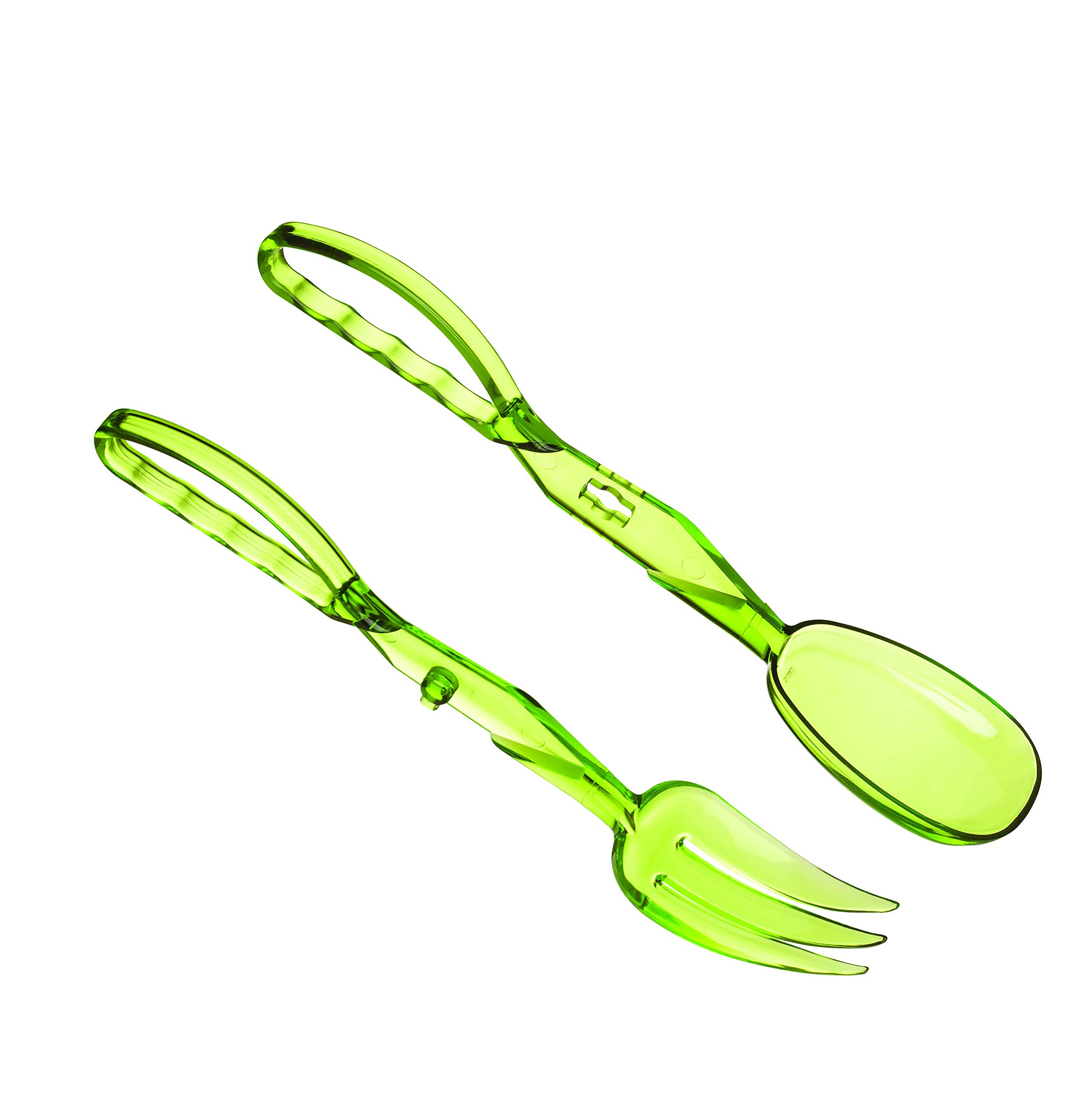 HIC Harold Import Co HIC Harold Import Co. Salad Tong, Hinged, 11.5-inch, green