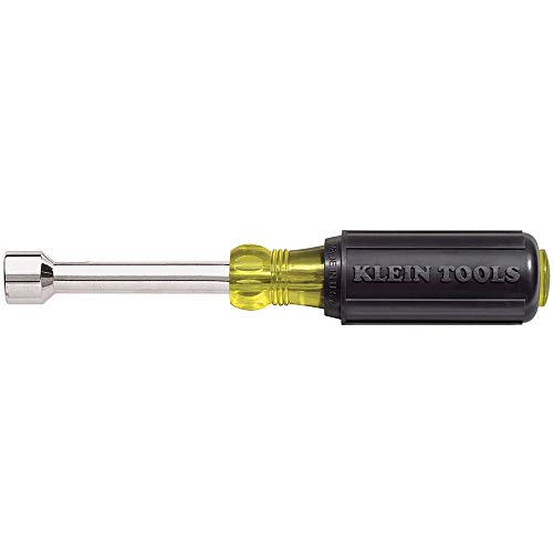 Klein Tools 630-1/2 1/2-Inch Nut Driver, 3-Inch Shaft, Cushion-Grip