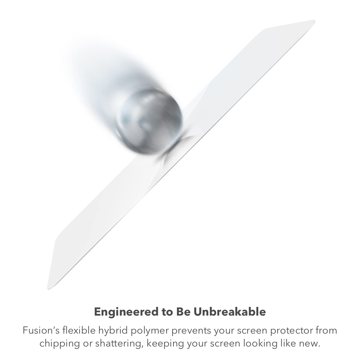 ZAGG InvisibleShield Fusion with D3O for Samsung Galaxy S22 – Flexible Hybrid Screen Protection – Strengthened with D3O – Extreme Impact and Scratch Protection