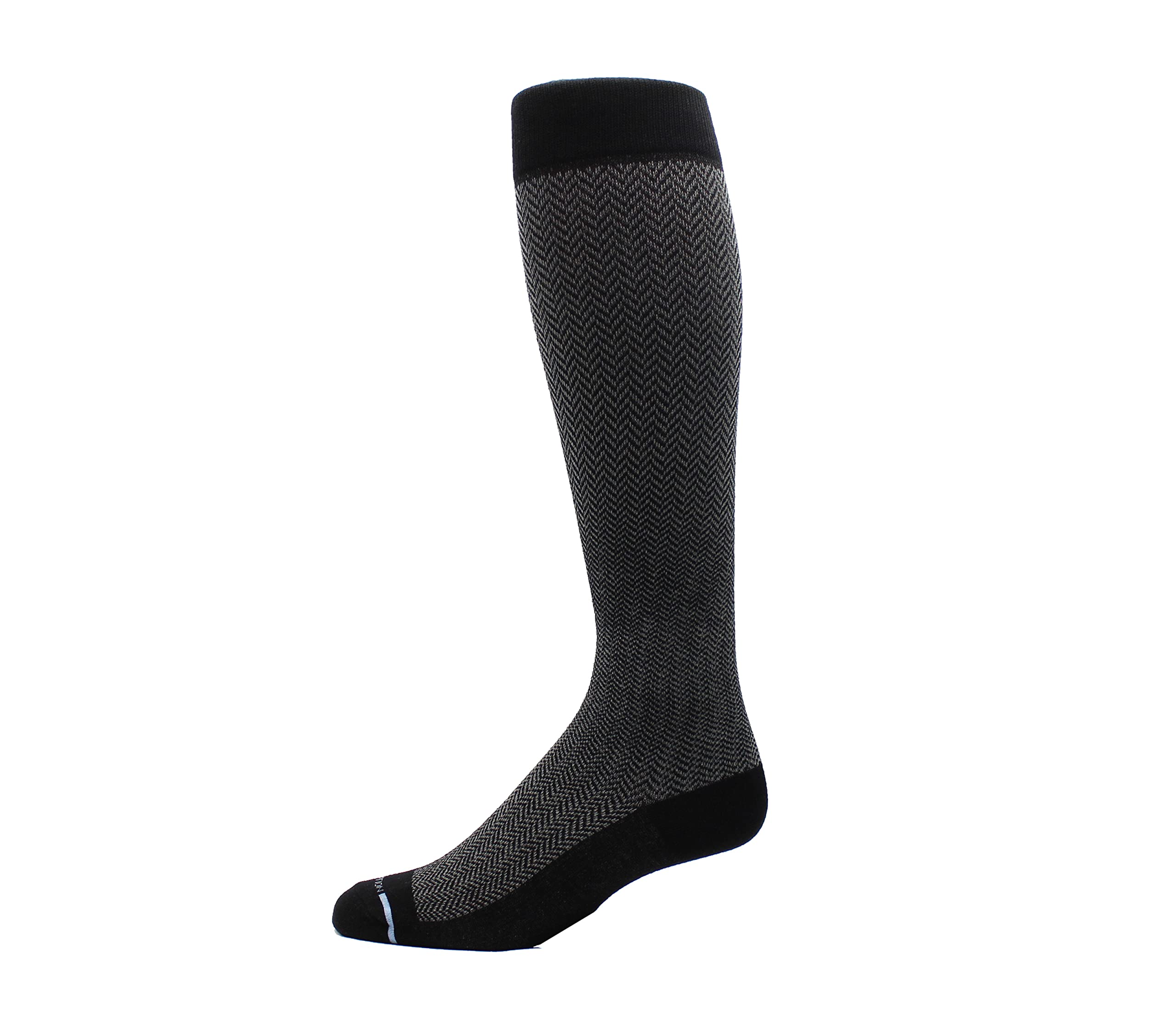 Dr. Motion 4 Pairs Men's Athletic Traveler Graduated Compression Knee High Socks (Mcomp-SL1)