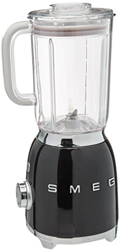 Smeg BLF01BLUS 50's Retro Style Aesthetic Blender (600 W Motor), Black