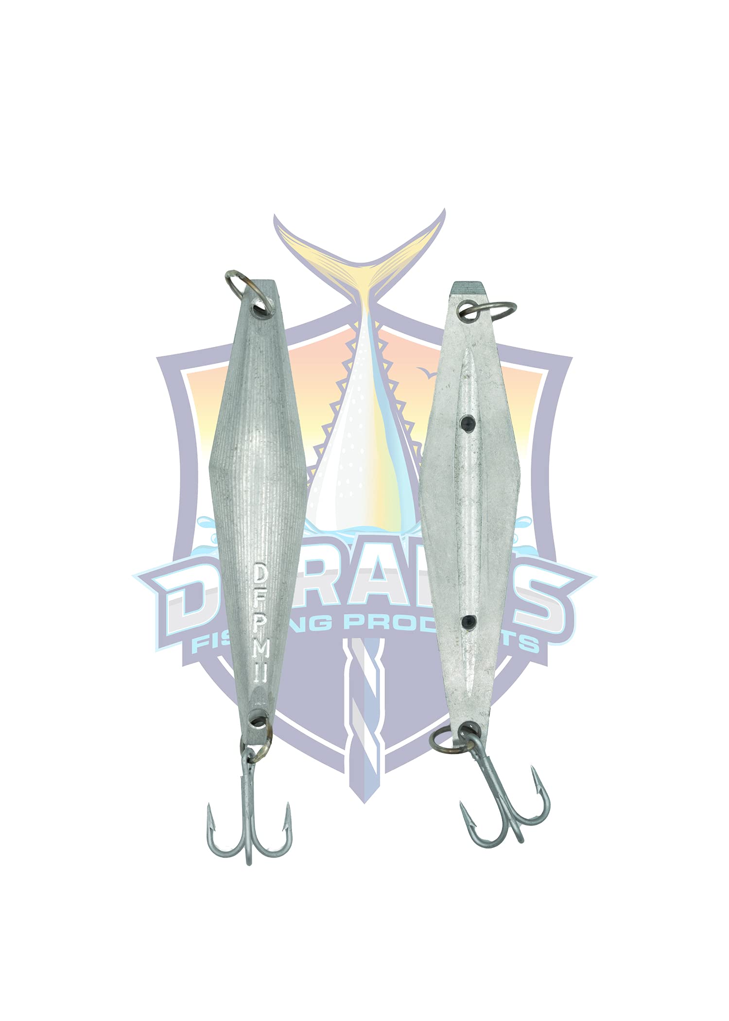 Duran's Fishing Products Model II Bare Aluminum Surface Iron (Dorado Anodize)