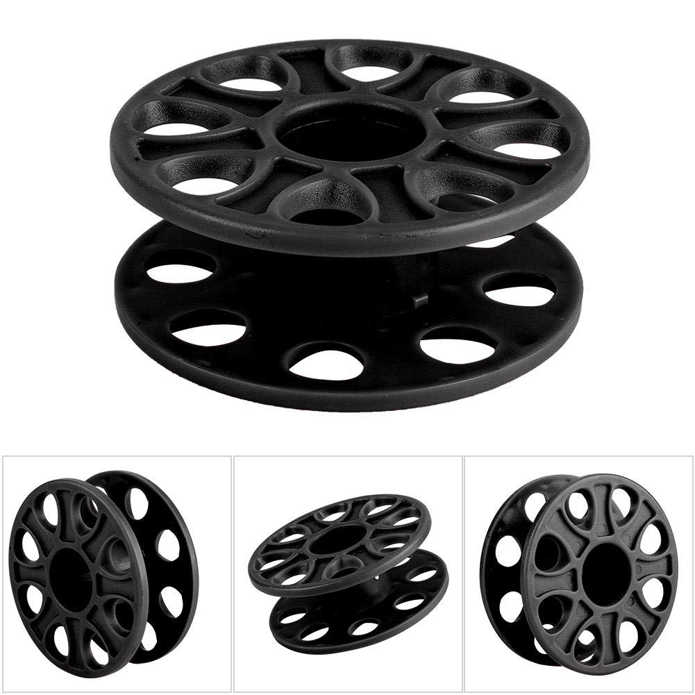 Finger Reel Tauchen Spool, Dive Finger Reel,Diving Spool Lightweight Diving Spool Plastic Diving Compact Finger Spool Reel Diver Underwater Accessory(Black)