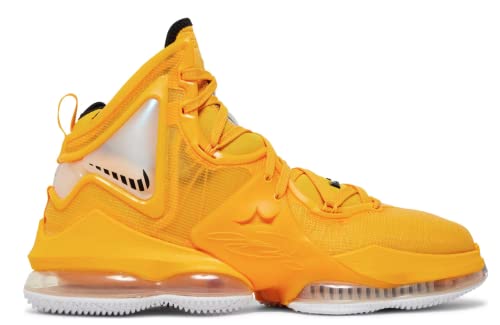 Nike Men's Lebron XIX 19 Space Jam Basketball Shoes, University Gold/Black, 7.5