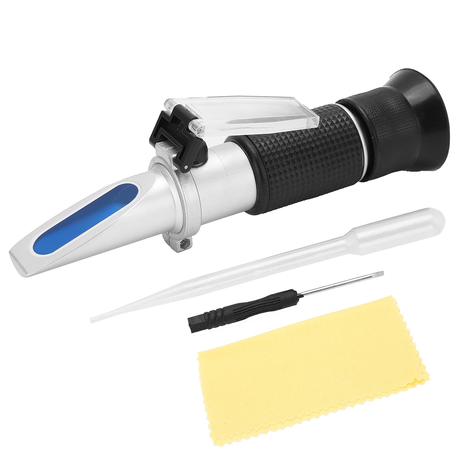 Honey Refractometer, 28β62% Brix Scale Range 0.20% High Accuracy Brix Refractometer, Handheld Brix Meter Refractometer with HD Eyepieces for Honey, Maple Syrup and Molasses