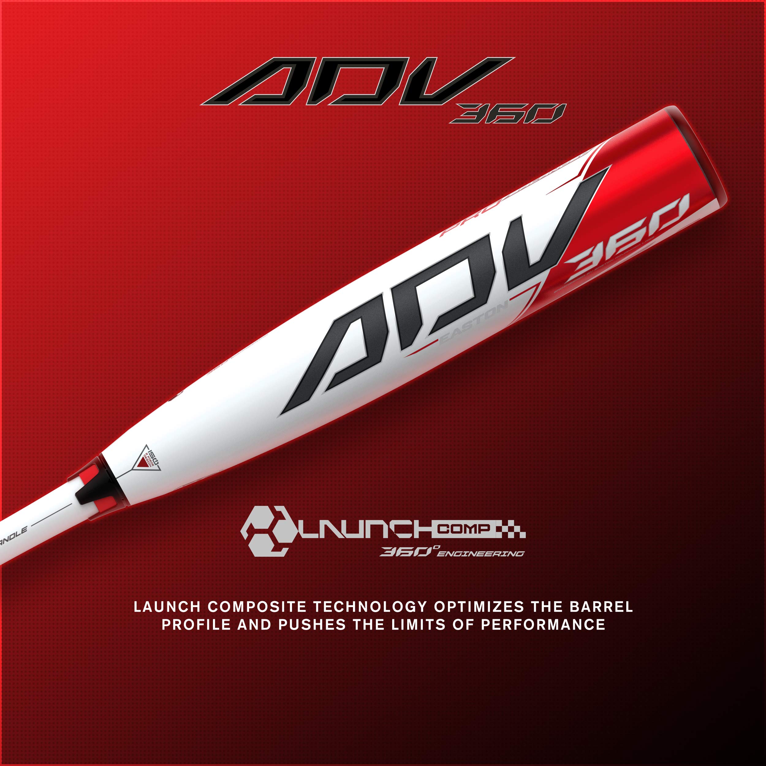 EASTON ADV 360 -10 USSSA Baseball Bat, 2 3/4 Barrel, 30/20, SL20ADV10