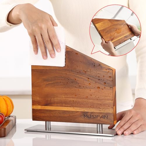 Magnetic Knife Block Without Knives,Magnetic Universal Stands with Strong Enhanced Magnets Strip Kitchen Storage Cutlery Large Organizer ,Knife Holder for Kitchen Organizer