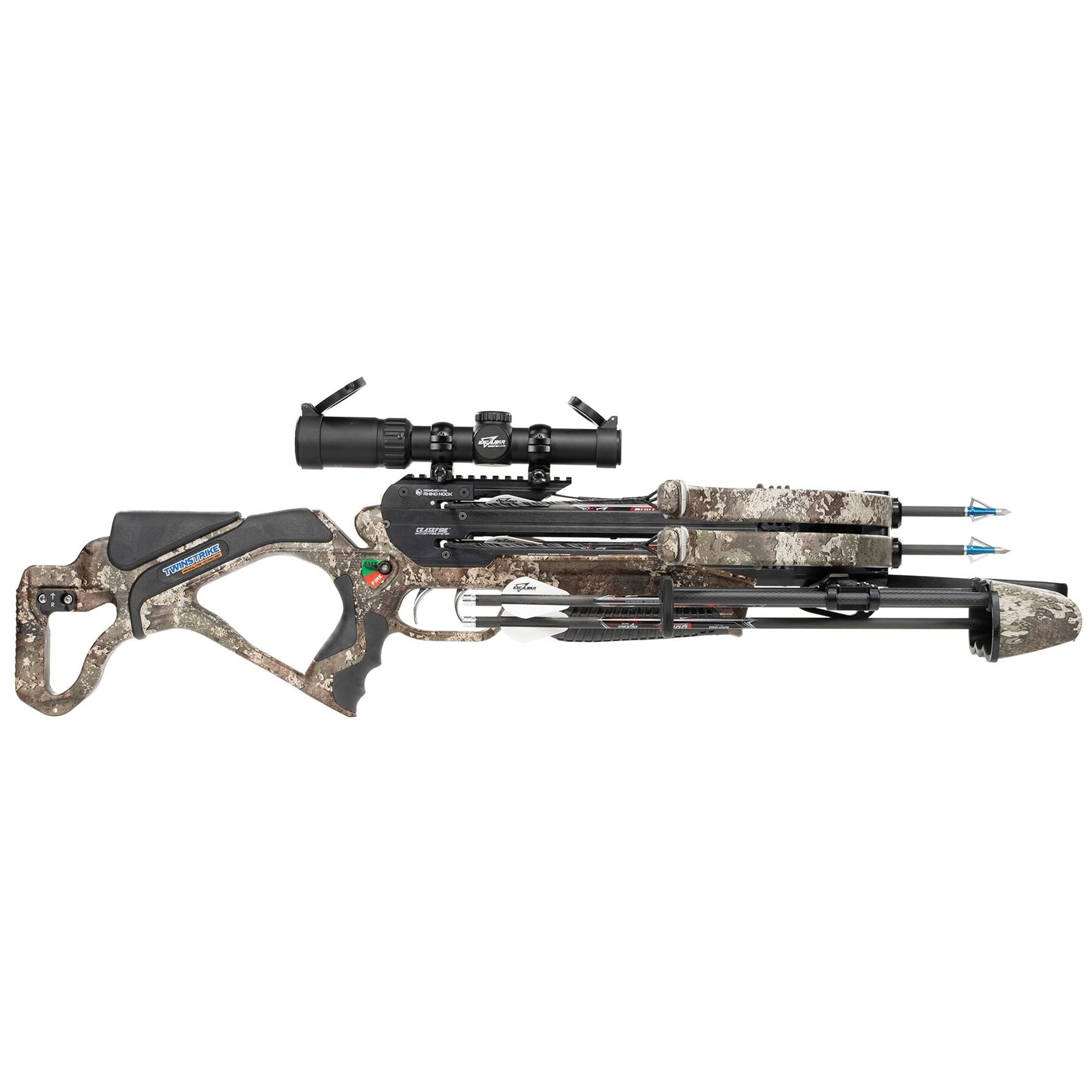 EXCALIBUR CROSSBOW TwinStrike Crossbow - True Timber Strata, Multi, one Size (E74383)