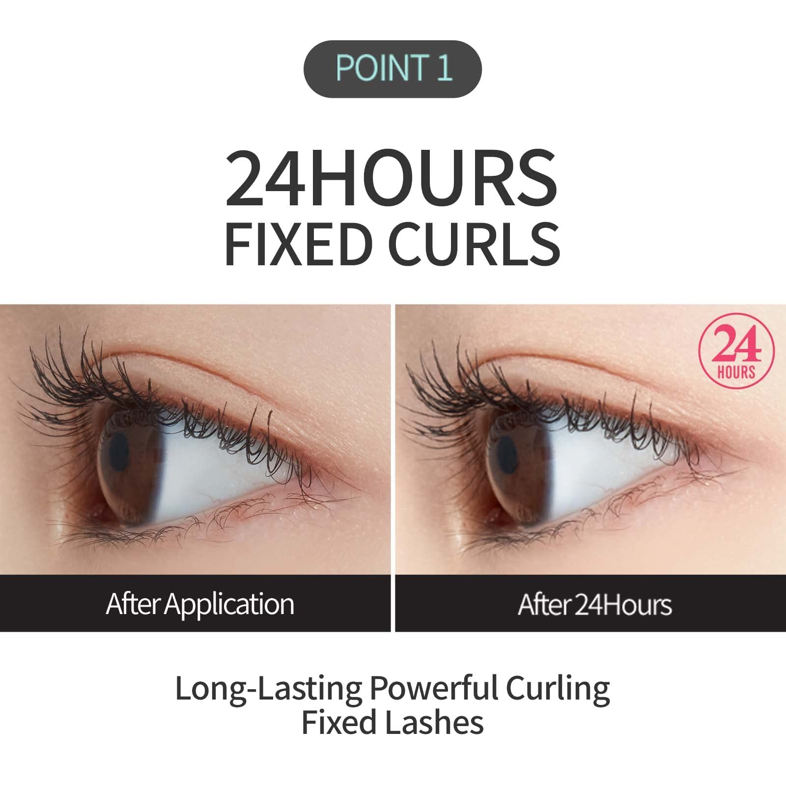 ETUDE Lash Perm Curl Fix Mascara #2 Brown + Dr. Mascara Fixer For Perfect Lash 01 (Natural Volume Up) | ETUDE's own Curl 24H Technology | Powerfully Curled Eyelashes Up for 24 hours | K-beauty
