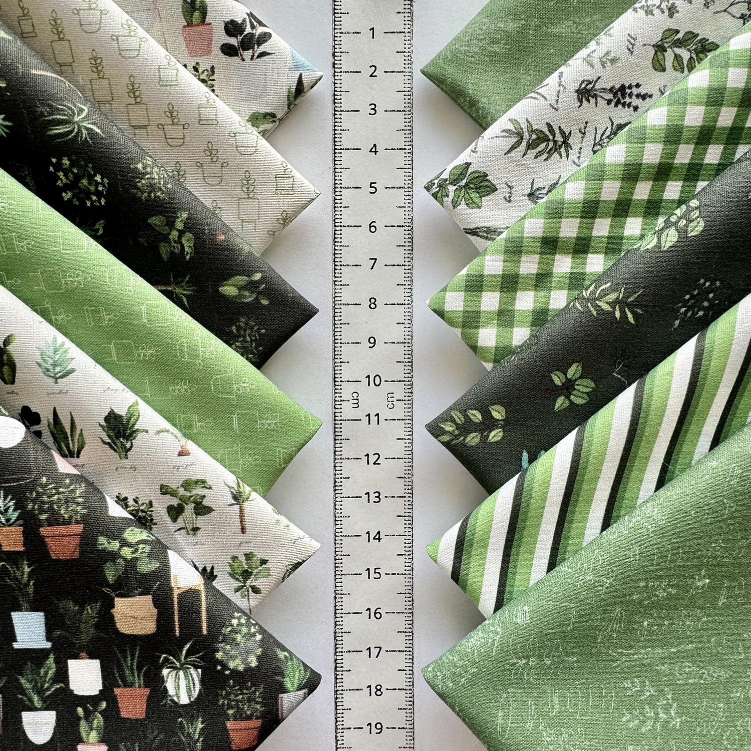 Precut Quilting Fabric Squares β 100% Cotton 60pcs 8 x 8 inches (20cm x 20cm) Sewing Fabric Bundle for Patchwork and Crafts, Turkish Cotton (Eco Style, #10)