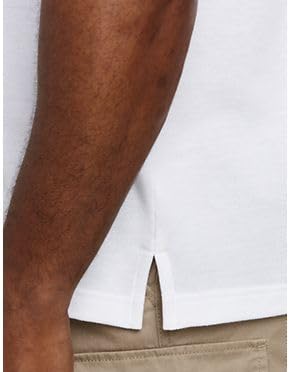 DXL Big + Tall Essentials Men's Big and Tall Piqué Mesh Short-Sleeve Polo Shirt Grey 5XL