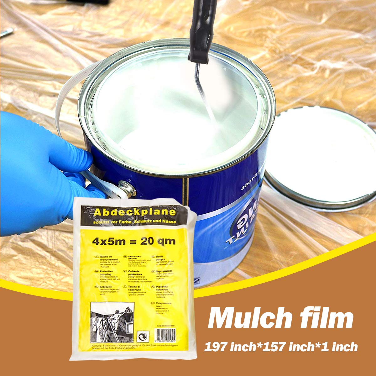PILOT FISH 17 Pcs Paint Roller Kit, 9 Inch 4 Inch Paint Roller with Frame, Paint Supplies for Wall Painting, Paint Brush Paint Tray Microfiber Roller Covers for Home Painting Painting Tools for Indoor