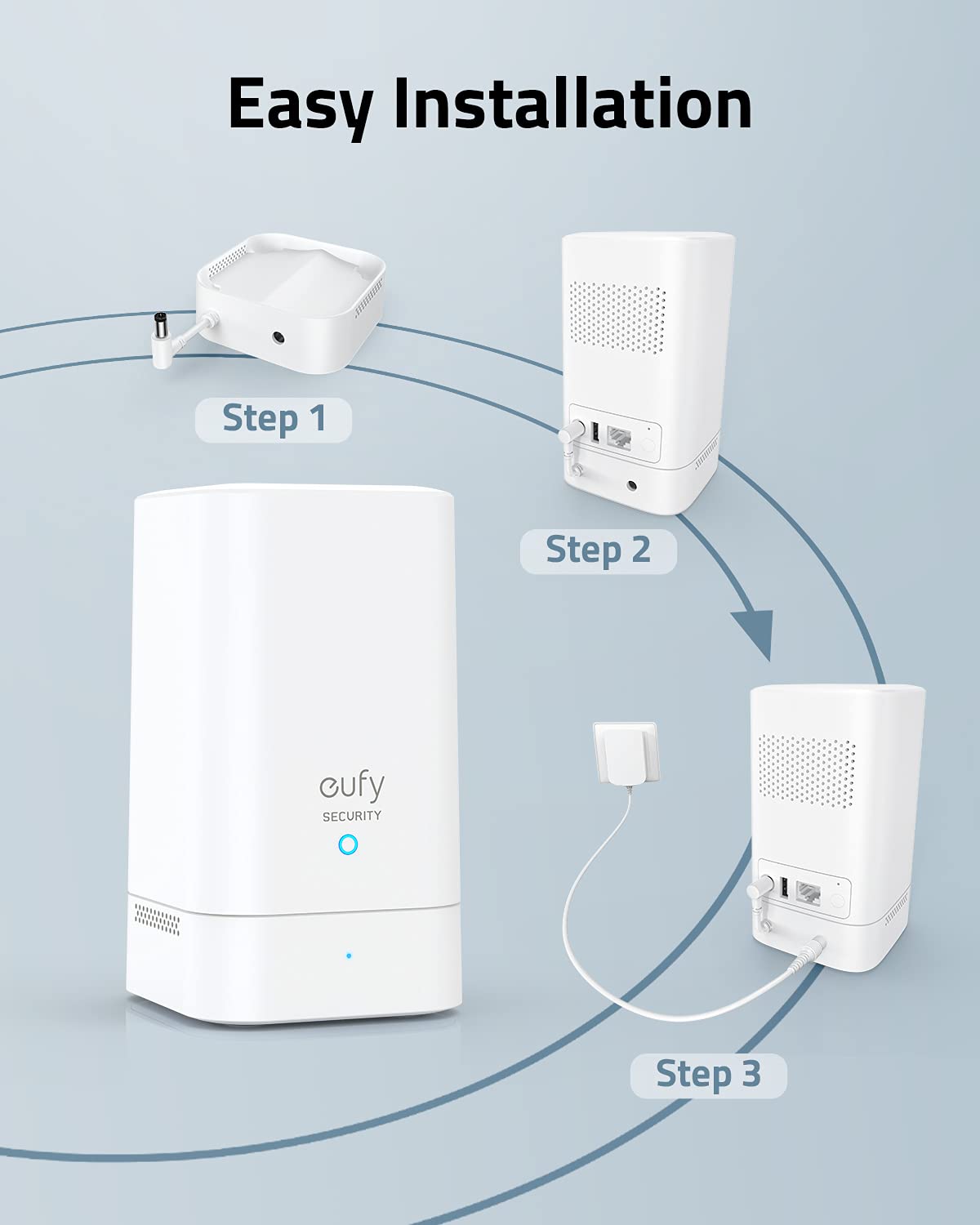 eufy Security eufy Backup Battery for HomeBase 2, Continuous Power Supply in Power Outages and Emergencies, Backup Battery System, Compatible with eufy Homebase 2, Extra Battery and Protection