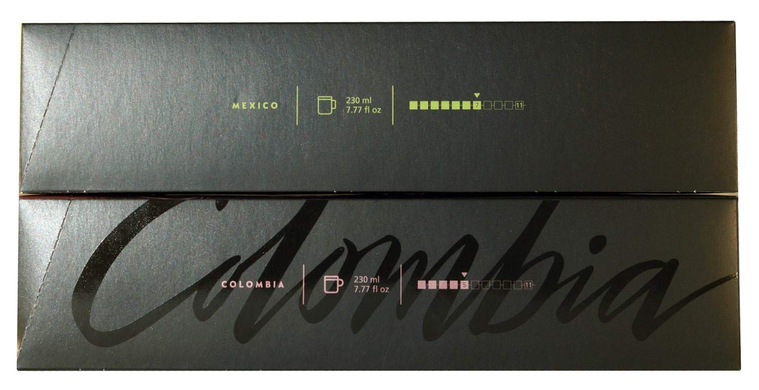 European Version Nespresso VertuoLine Master Origin Coffee (7.7 ounce) Variety: Colombia and Mexico, 20 Capsules