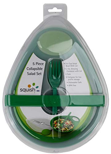 Squish™ 5 Piece Collapsible Salad Set - Green