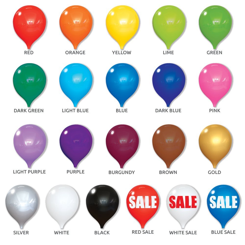 PermaShine - Reusable and Helium Free Single Balloon Kit - Permanent Plastic Indoor and Outdoor Balloons