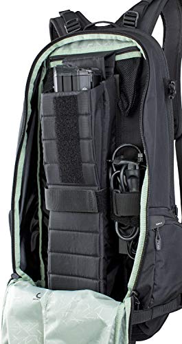 EVOC Sports Fr Trail E-ride Protector Backpacks, Unisex, 100114100-M/L, Black, M/L