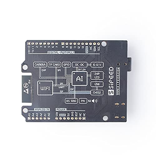 MAKIVI for Maix Duino K210 RISC-V AI LOT ESP32 Board 2.4 Inch Screen+G4.4 Camera+Microphone Replacement