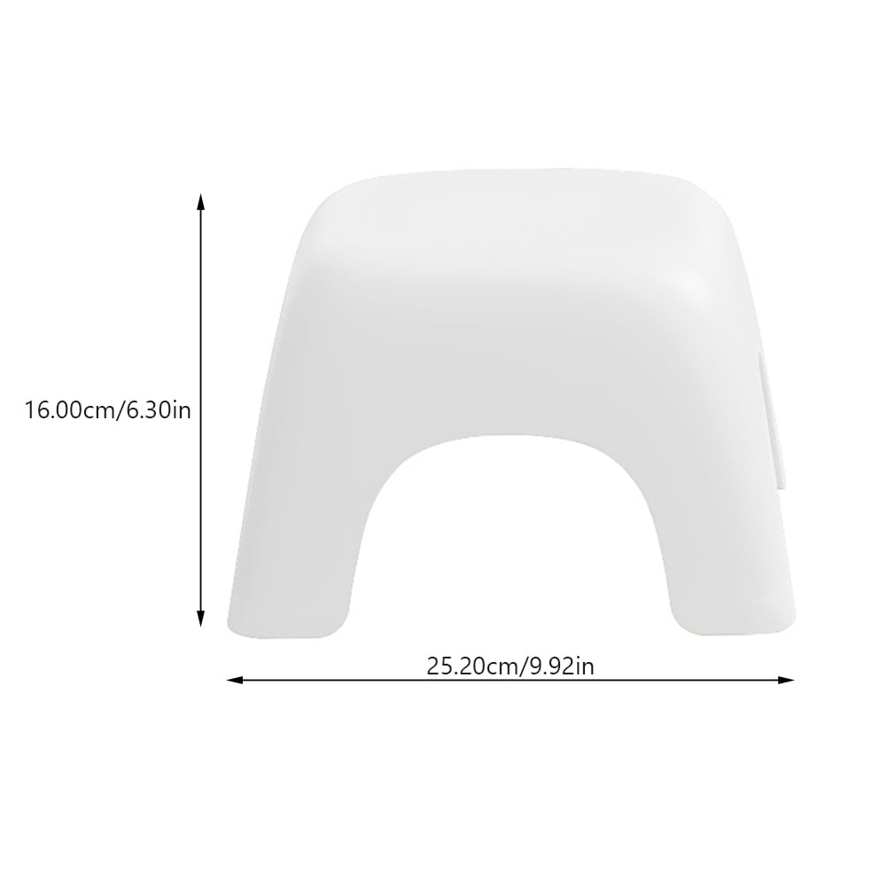 PRETYZOOM Step Stool for Kids, Plastic Skid-Resistant Foot Stool, Single Stool for Toddler Toilet Potty Training