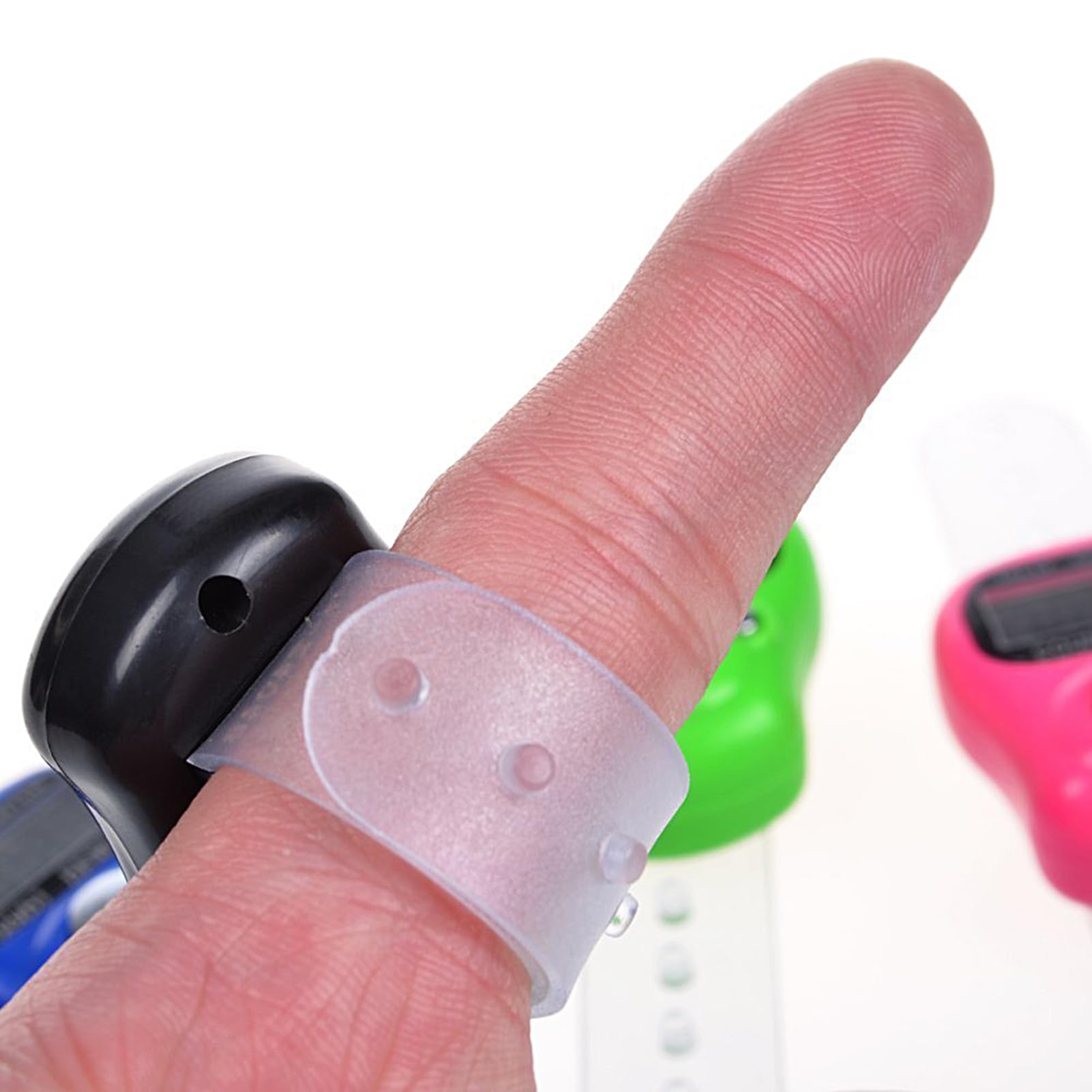 Electronic Finger Clicker, Finger Counter With Digital Display, Electronic Finger Counter, Resettable Finger Tally Counter, Tasbeeh Counter, Hand Tally Counter, Finger Counter For Lap, Golf & Knittin