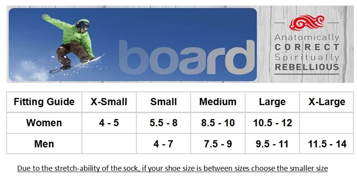 Eurosock Standard ECO Lite Weight Snow Board Socks, White/Black, MD (Men's Shoe 7-9 Women's Shoe 8-10)