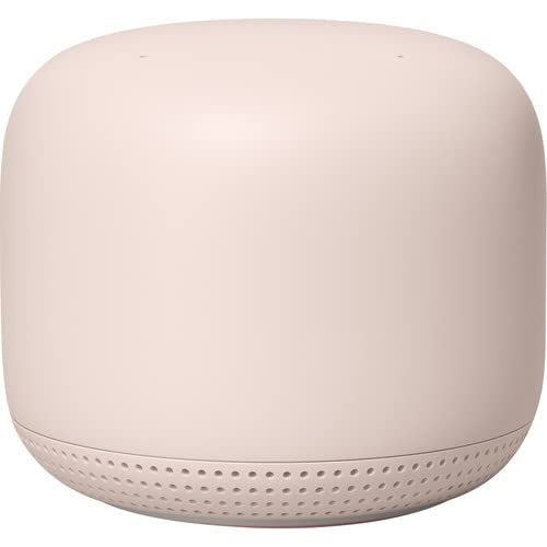 Nest WiFi Router Snow Plus 1 Access Point Sand GA01425-US (Mesh Router for Wireless Internet, Wi-Fi Extender with Smart Speaker) Works with Nest WiFi and Google WiFi Home Wi-Fi Systems