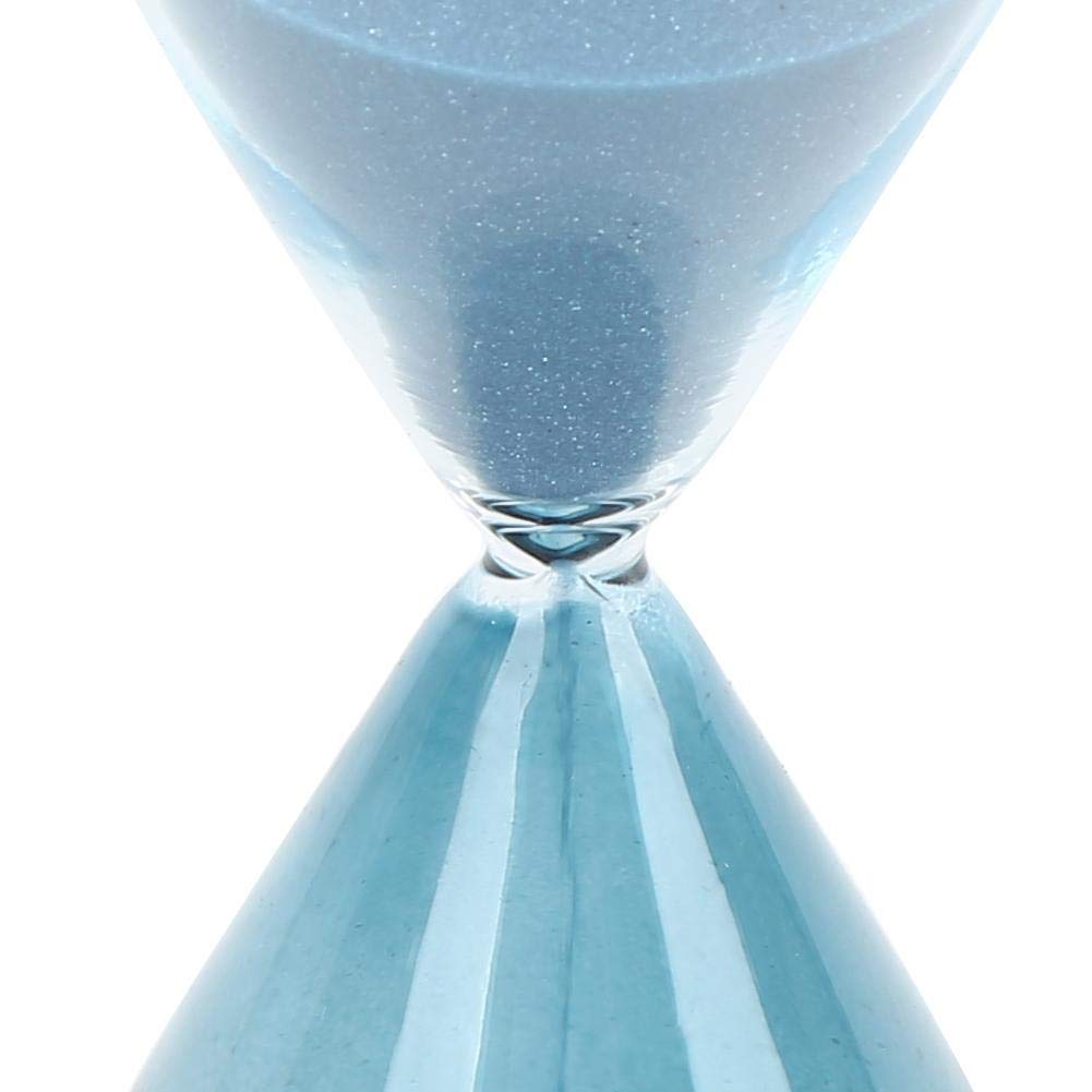 Hourglass Clock Blue Sand Timer, Innovative Cone Shape Unique Sand Clock Timer Glass Birthday Gift Office Kitchen Decor Table Ornament(S)